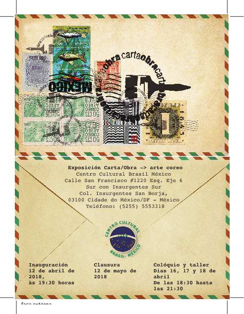 CARTA/OBRA 3 - MÉXICO - Arte Postal Maurício Rosa Mail Art