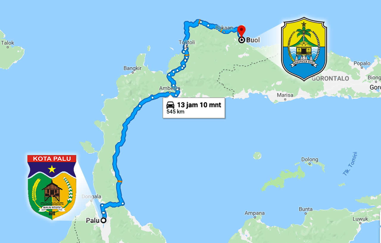 Lelah dan Bahagia Menempuh Jarak 545 km dari Kota Palu ke Kabupaten Buol