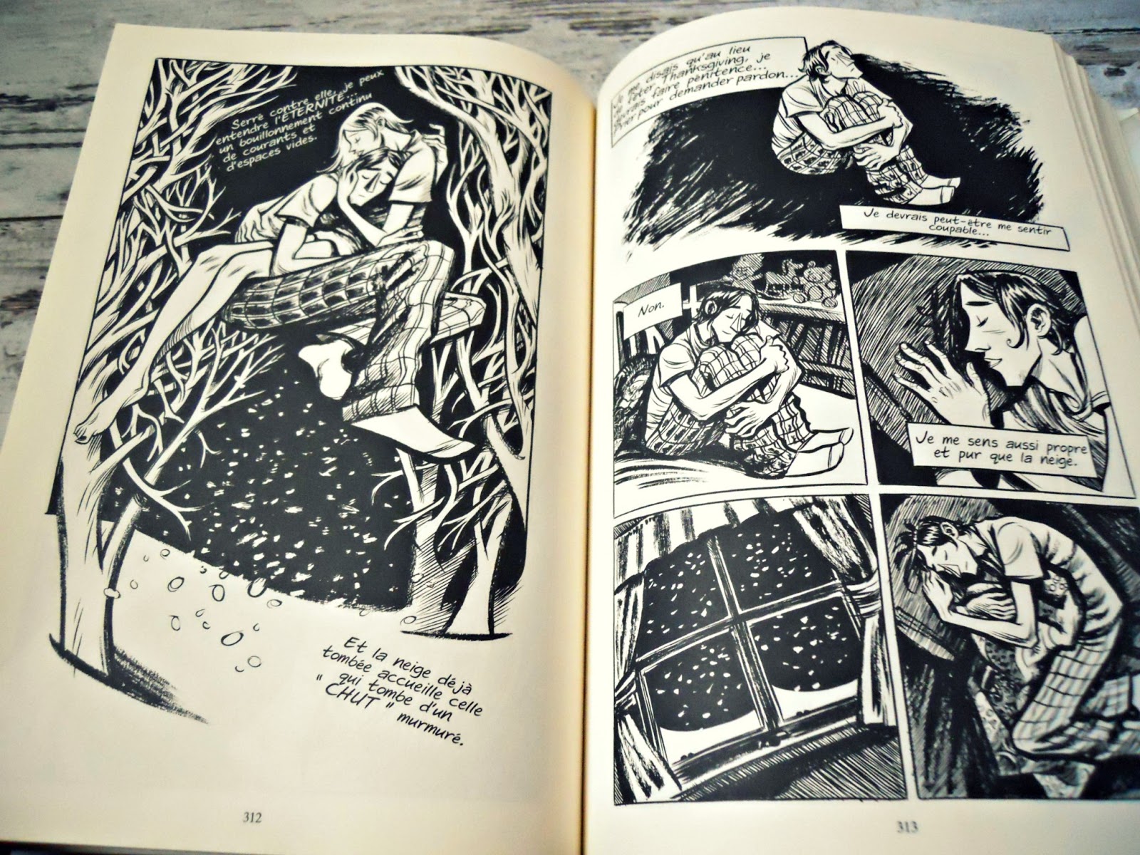 Et hop, dans mon sac !: "Blankets", un monument du roman graphique