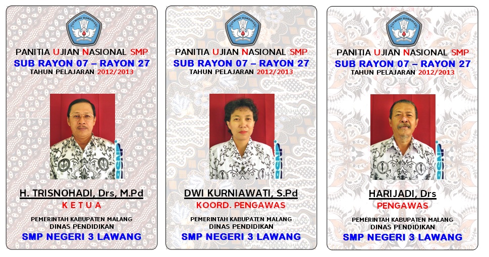 awang syahrial: ID CARD UNAS 2013