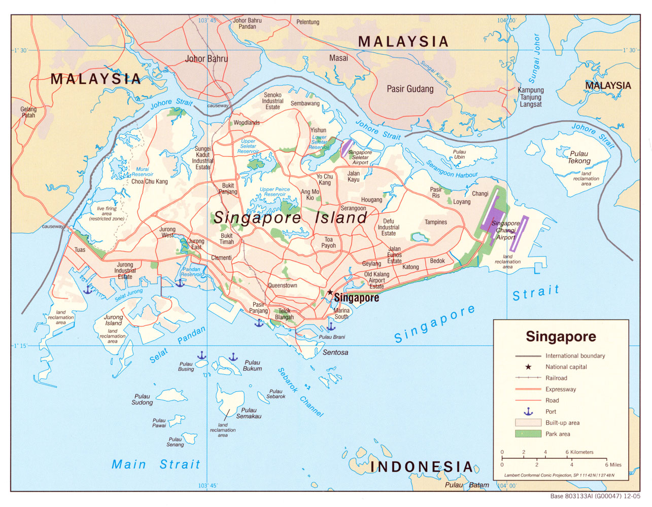 CARTES DE SINGAPOUR