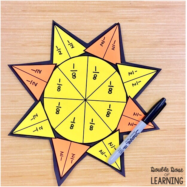 Summer Math Crafts for First Grade - Double Dose of Learning