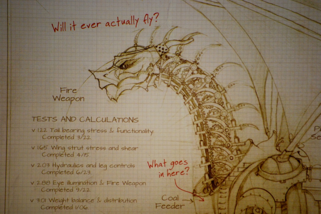 Scotty Watty Doodle All The Day: J. Scott Savage's Steampunk Dragon ...