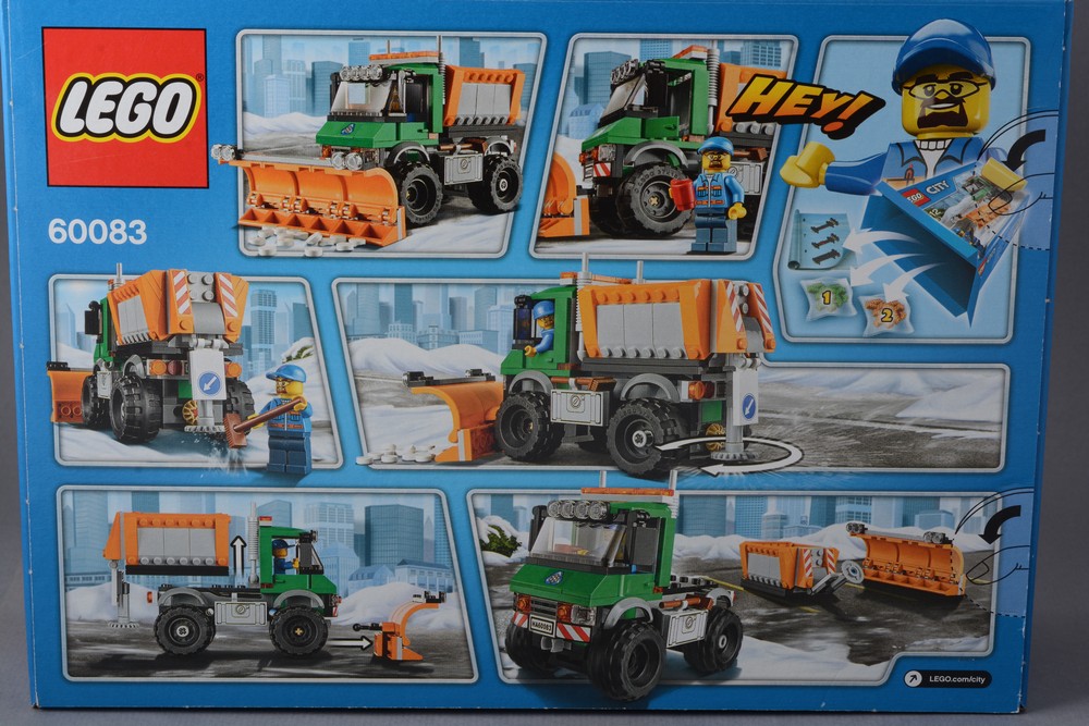 Lego 60083 Snowplow Truck 鏟雪車 開箱報告 - 魯蛇實驗室