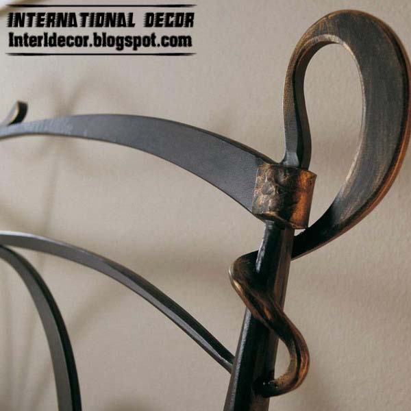 Wrought iron furniture: cool ideas for different rooms