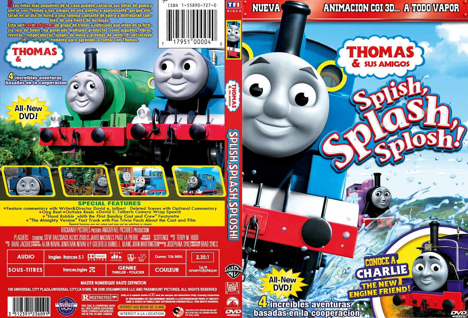 CATALOGO INFANTIL: Thomas y sus amigos - Splish splash splosh