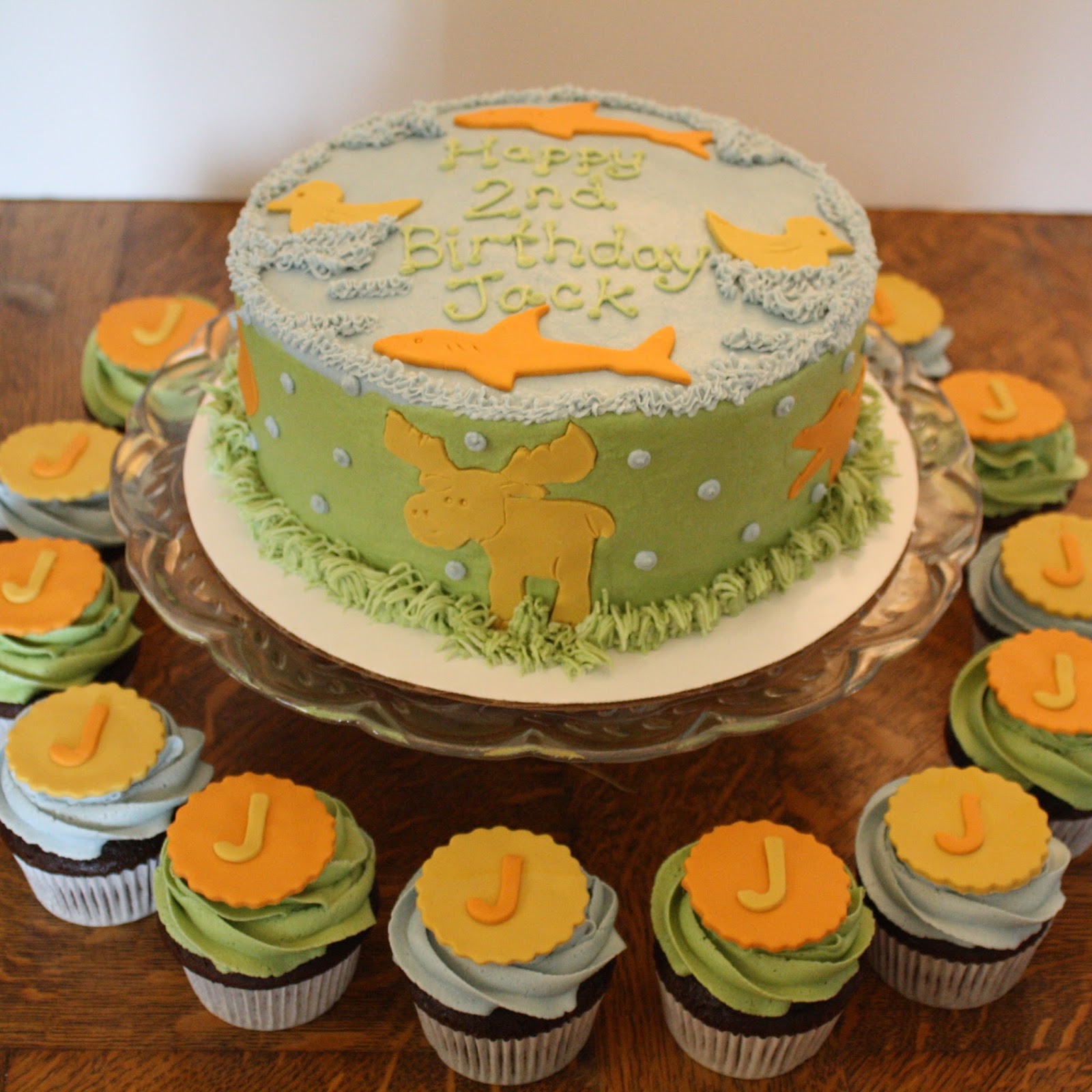 Kake: The Alligator, Shark, Moose and Duck Cake