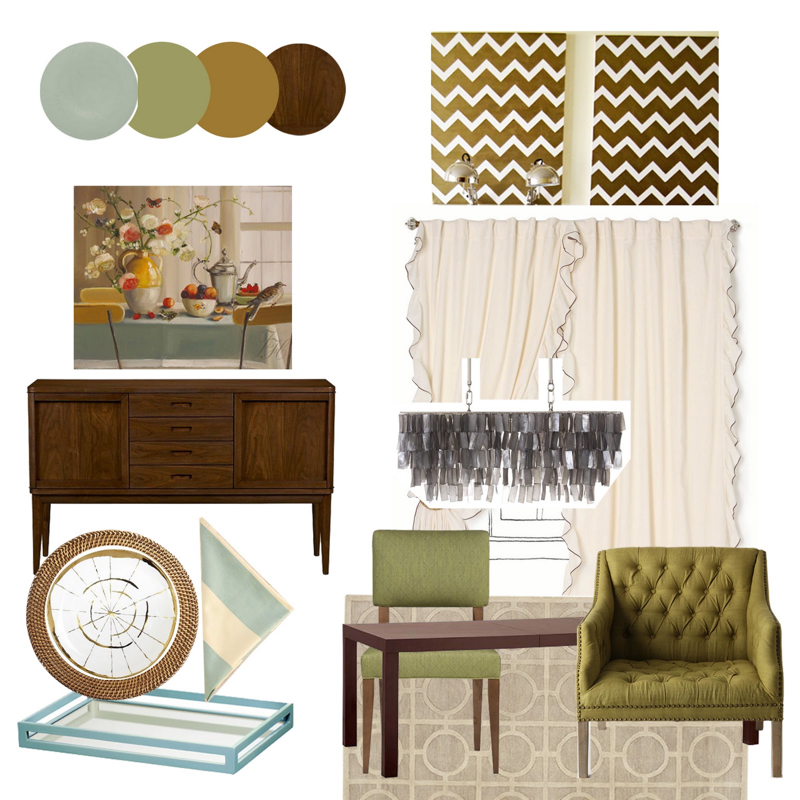 a home in the making: {inspired} Mood Board Monday: dinnerware