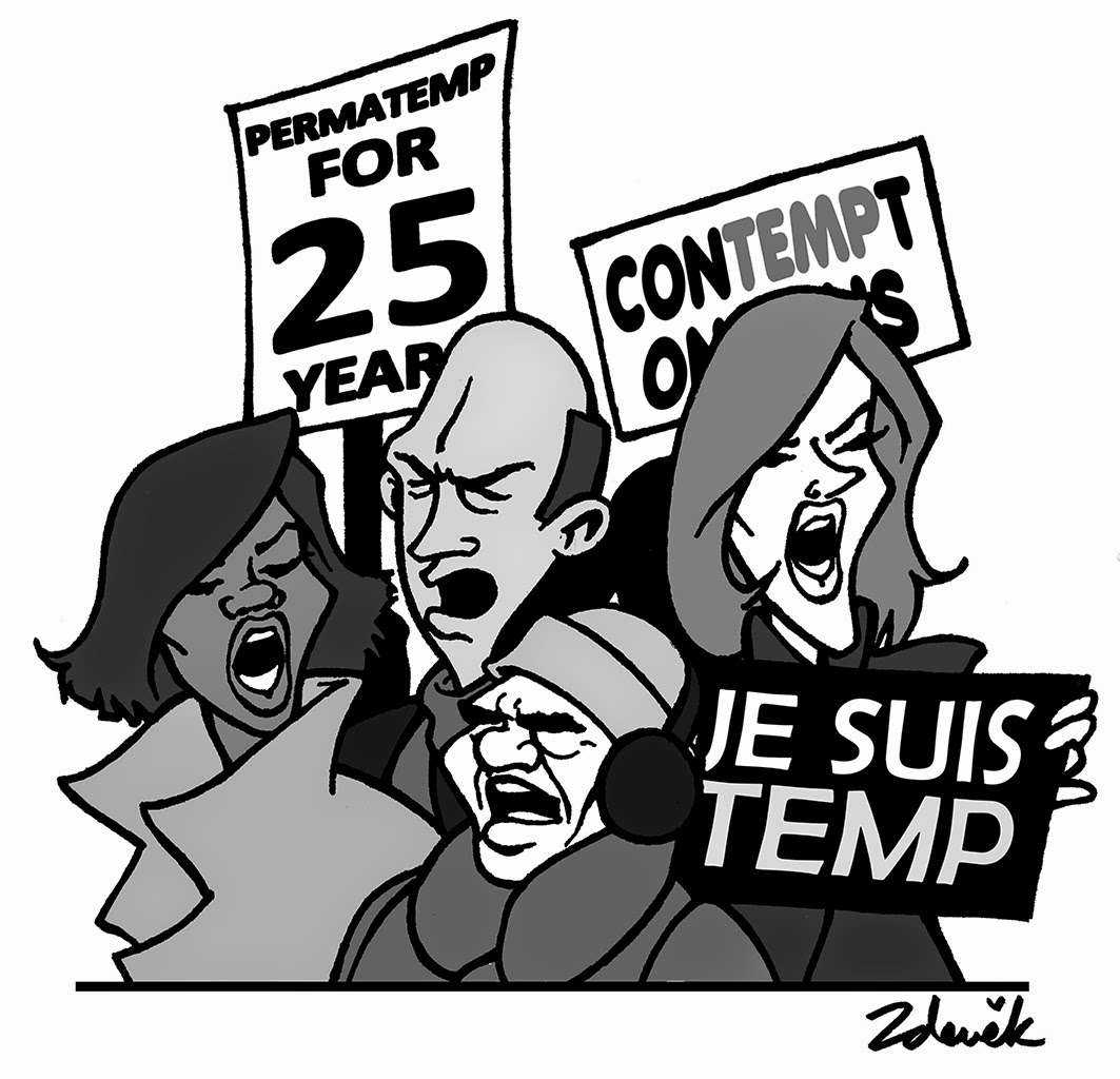 Temporary Workers of America: Temporary Workers Cartoon