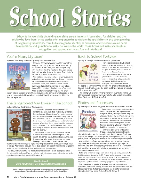 Meribeth's Musings: School Stories (FAMILY magazine reviews)