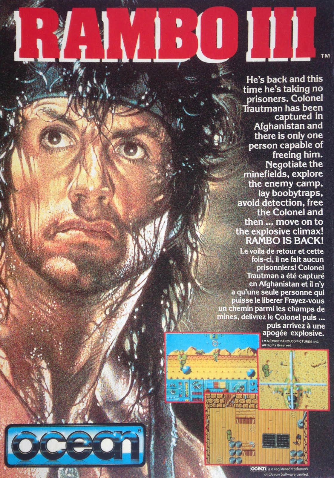 Atari ST games website: Rambo III