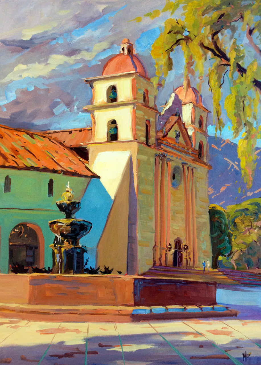 Chris Potter Prints: 'Mission Colors", Santa Barbara, California