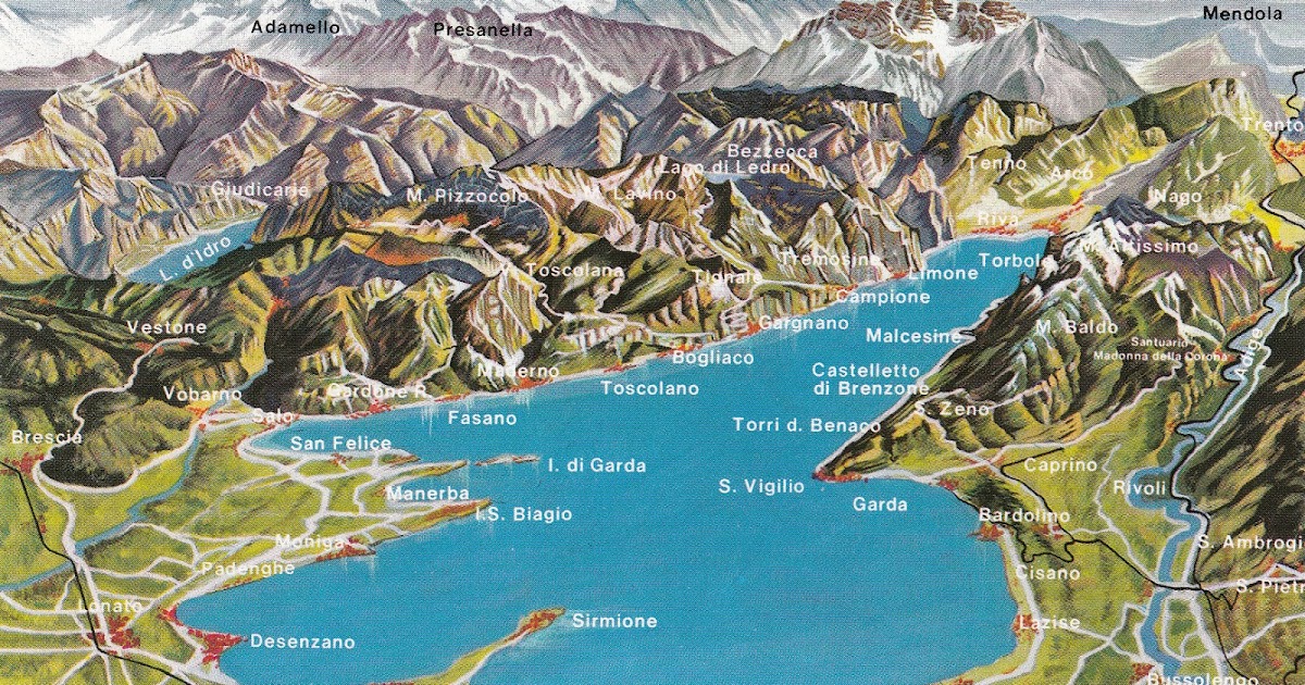 My postcard and stamp week: My Trip to Lake Garda