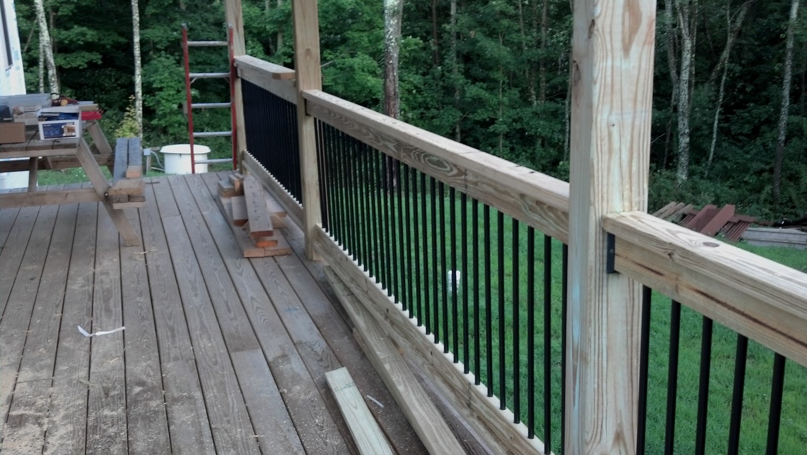 Deer Camp - Cabin Build: Deck Railings