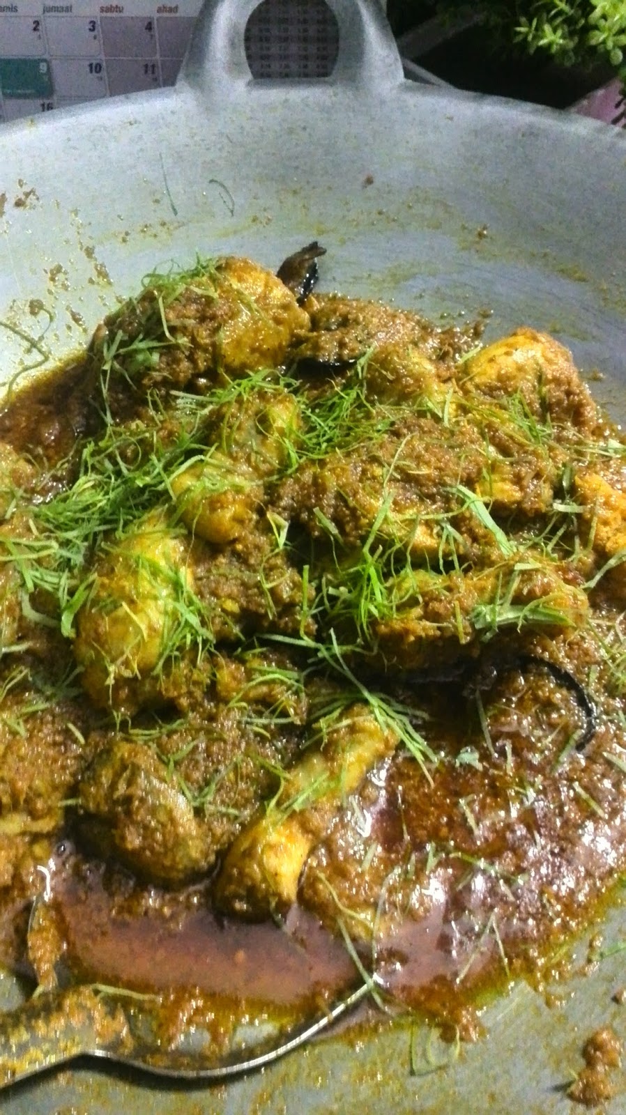 namakucella: RENDANG AYAM NASI IMPIT