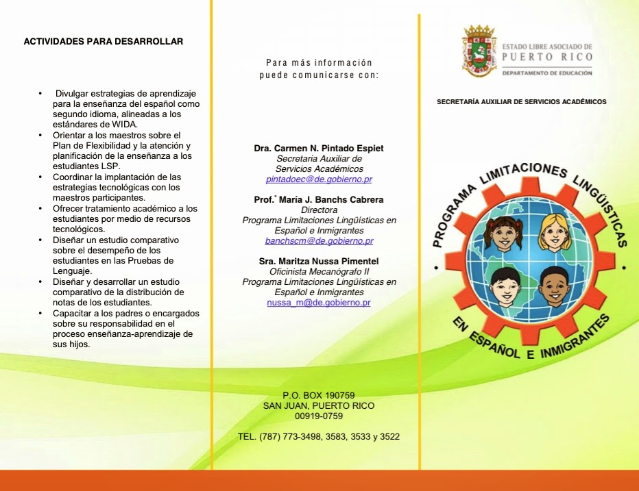 ESCUELA ELEMENTAL JORGE WASHINGTON II: Opúsculo