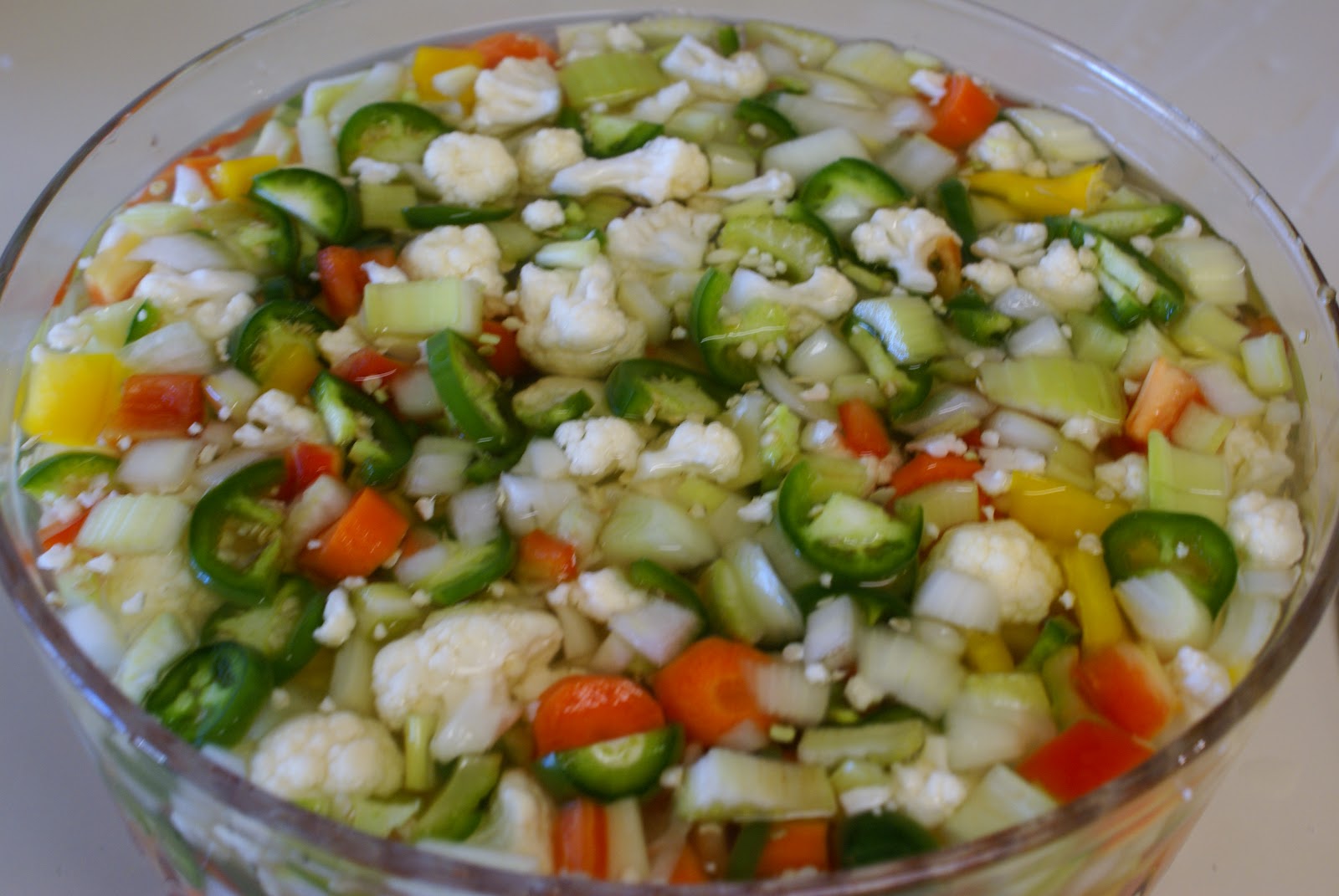 The Hungry Lovers: Giardiniera (Italian Pickled Vegetables)