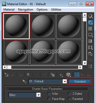 Aga Yuditra Blog: Cara Menggunakan Material Multi / Sub-Object 3ds Max