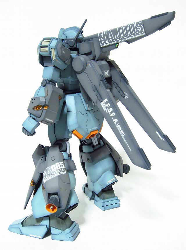 GUNDAM GUY: HGUC 1/144 RGM-89S Stark Jegan Battle Damage - Customized Build
