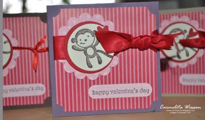 Stampin' Cita: Monkey Valentine