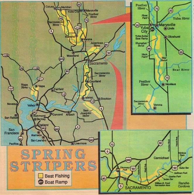 2023 Fishing California and Free Fishing Maps, Fishing Report Bass ...