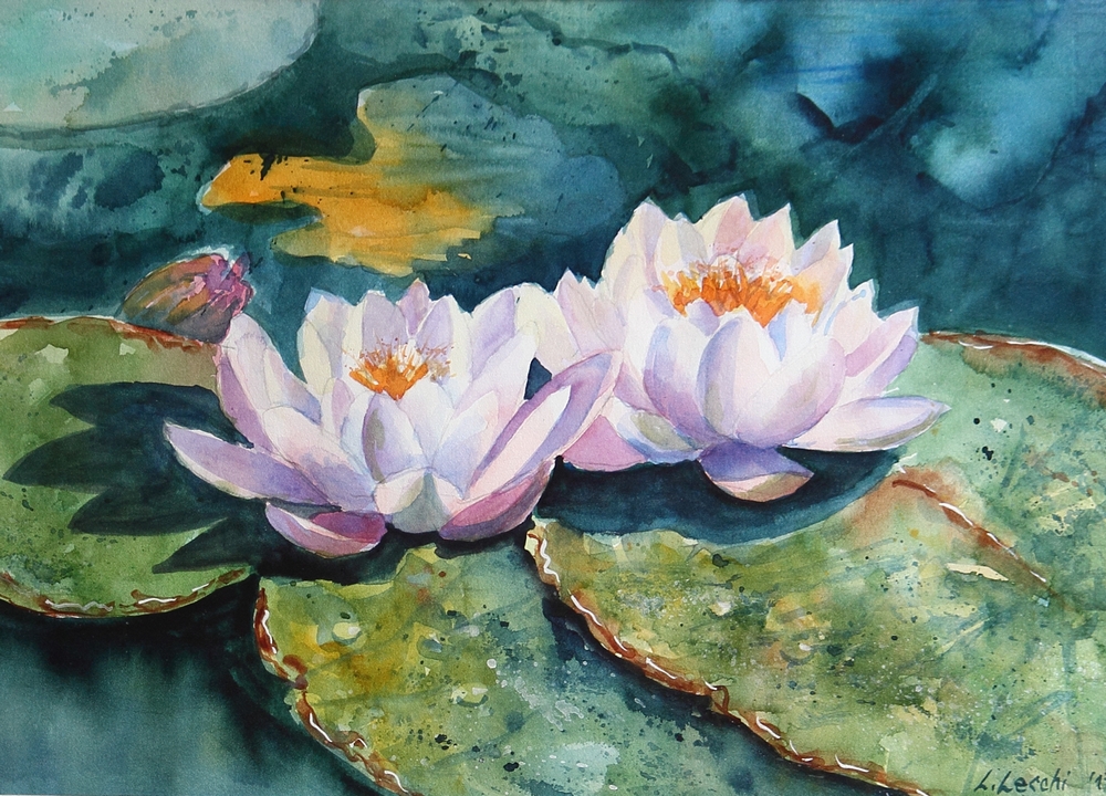 note di acquerello: fiori ad acquerello