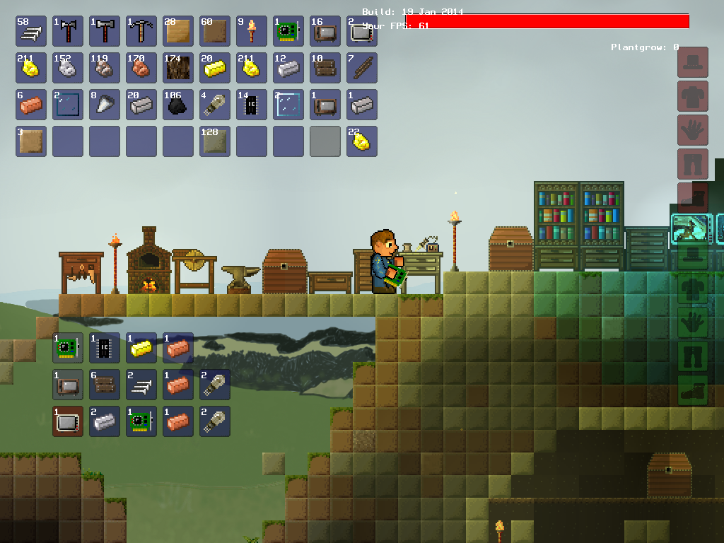 Escape from blocky planet