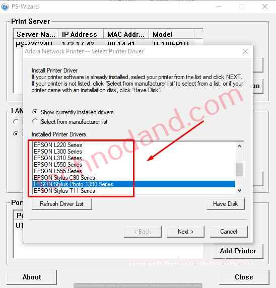 Cara Sharing Printer Epson di Jaringan LAN dengan TRENDnet TE100- P1U ...