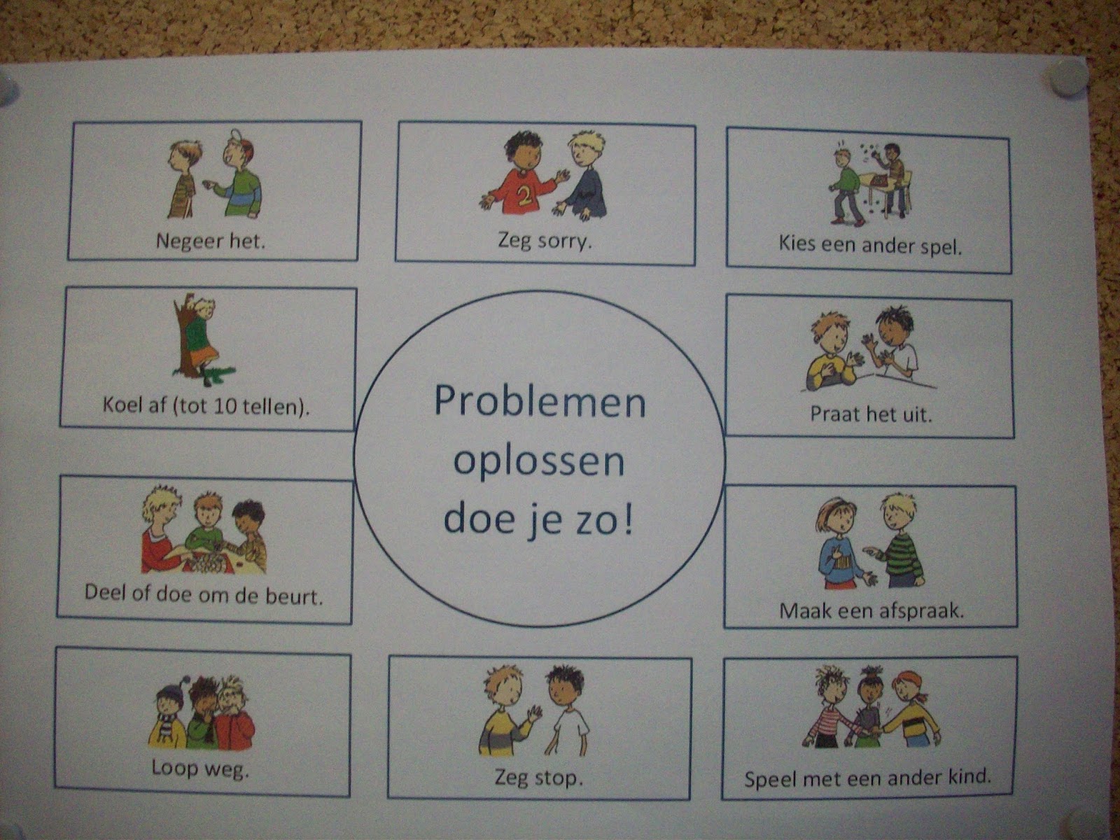 3de kleuterklas SBS De Doening: STOP ruzie