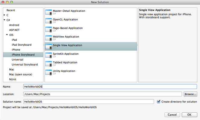 DW Software: TUTORIAL: Desarrollo de Aplicación para iOS con Xamarin