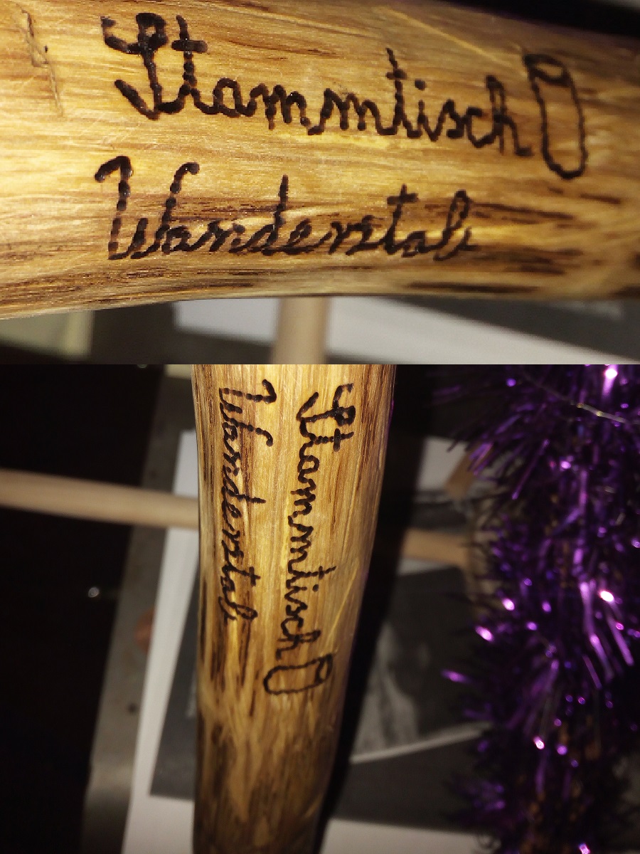 Wanderstab - Holzarbeit und Natur - Selber machen Anleitung - Selbst ...