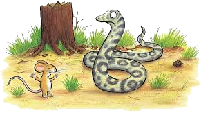 Fly me to the broom: The Gruffalo