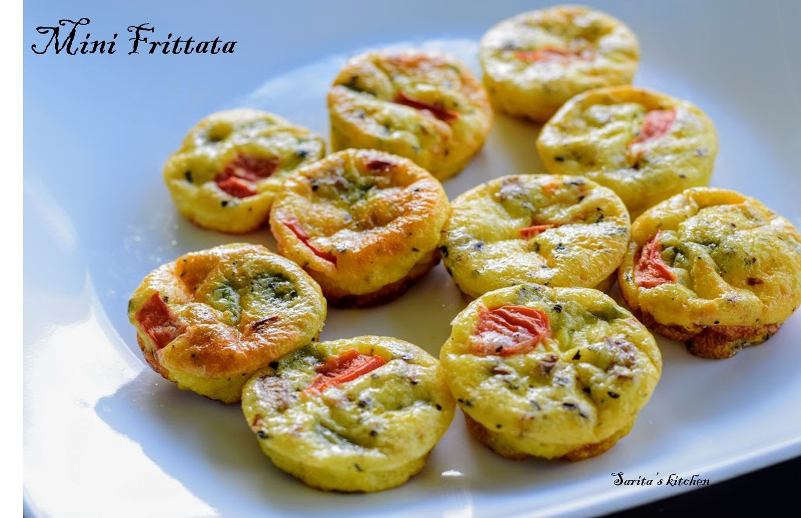Sarita's Kitchen Blog: Mini Frittata muffins