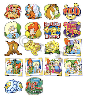 ShawnGibsonDesign: Final Line Art for 'Texas Tina' game