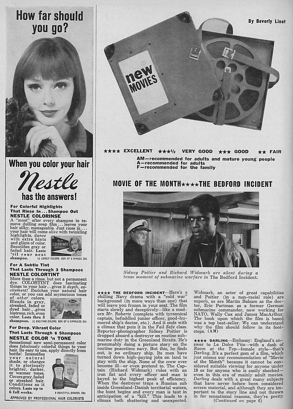 Poseidon's Underworld: Fun Finds: Modern Screen Magazine, November 1965