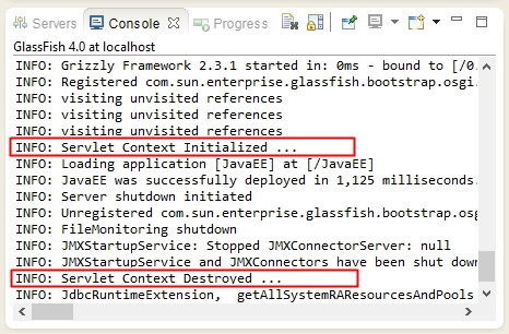 How to create a Listener using @WebListener annotation ( ServletContextListener ) in Java EE ...