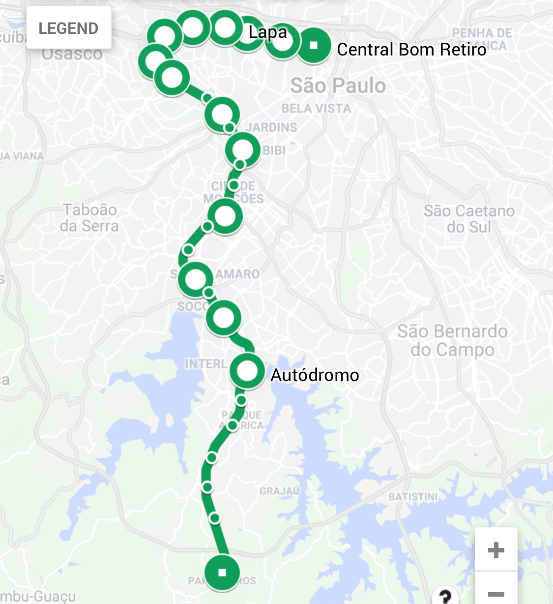 Expansão São Paulo: Linha 9 Esmeralda