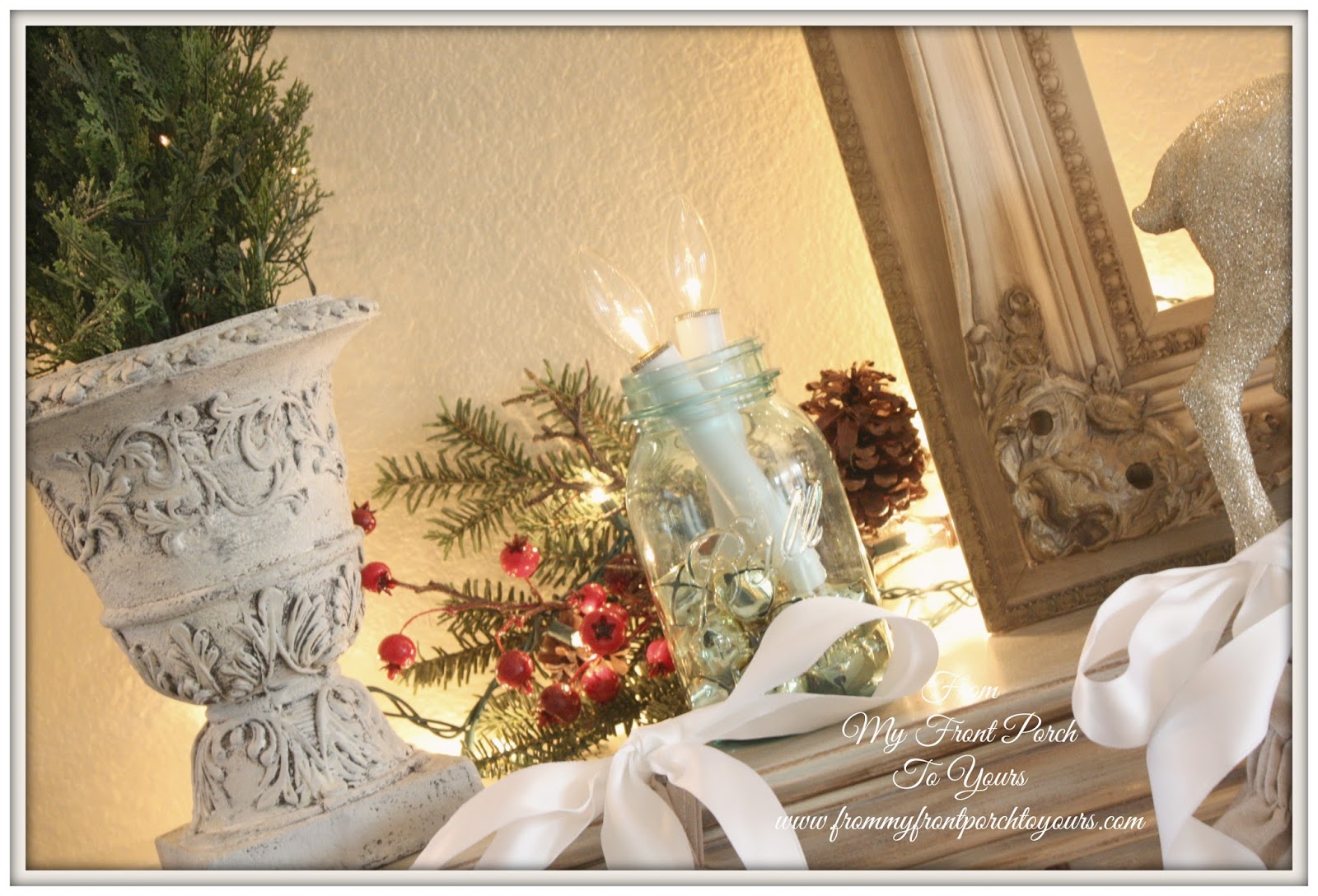 From My Front Porch To Yours: 3rd Annual Christmas Mantel Party