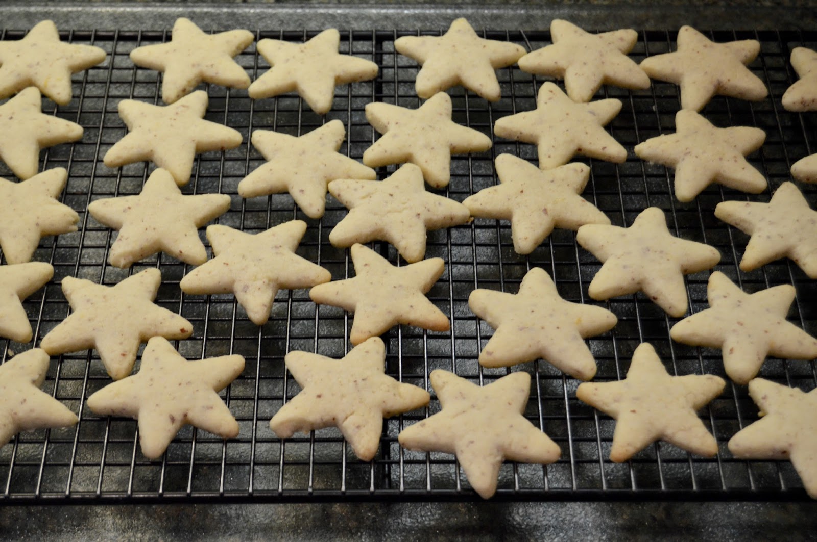 Go Seize the Day: Lemon Almond Star Cookies
