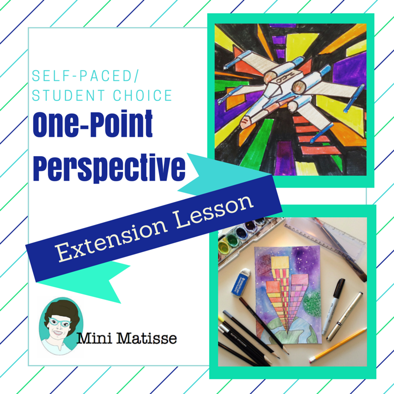 Mini Matisse: Self Paced/Student Choice... One-Point Perspective Lesson