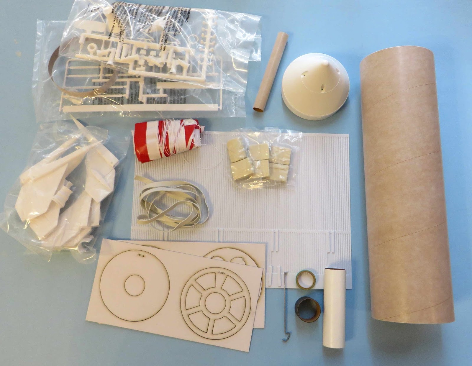 Model Rocket Building: Estes Apollo Little Joe II Build, Part 1, Parts