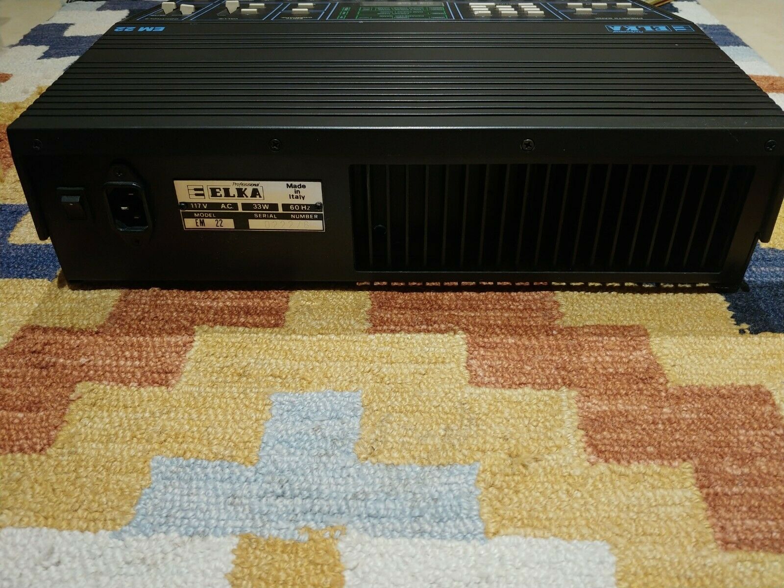 MATRIXSYNTH: Elka EM 22 Vintage 1986 Italian Synthesizer Module