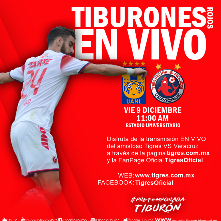 TIGRES VS TIBURONES ROJOS SERÁ TRANSMITIDO - Tiburones Rojos de ...