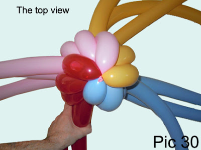 Balloon animals twisting instructions: How to make balloon column