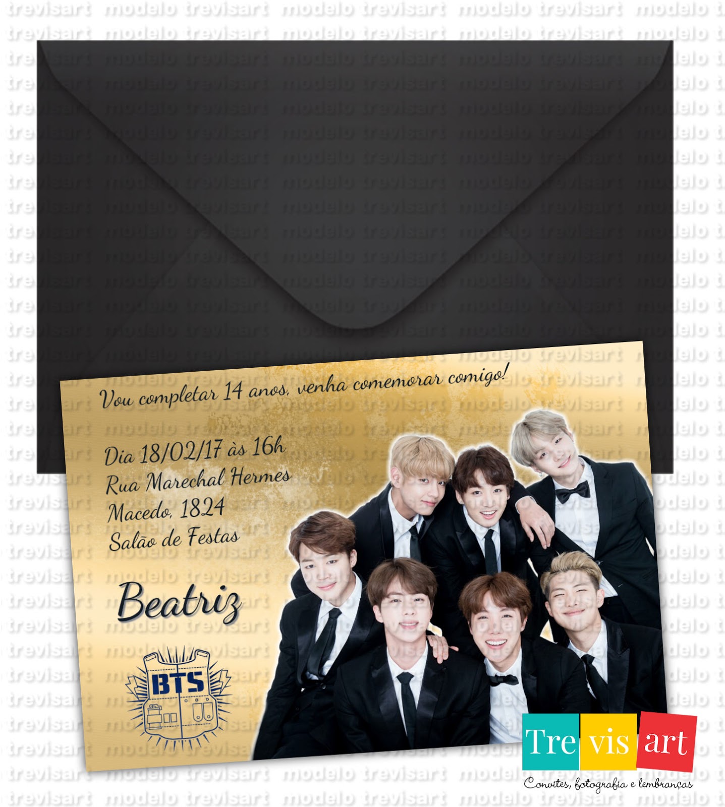 Trevisart - Festas Personalizadas, Convites, Lembrancinhas: Festa K-pop ...