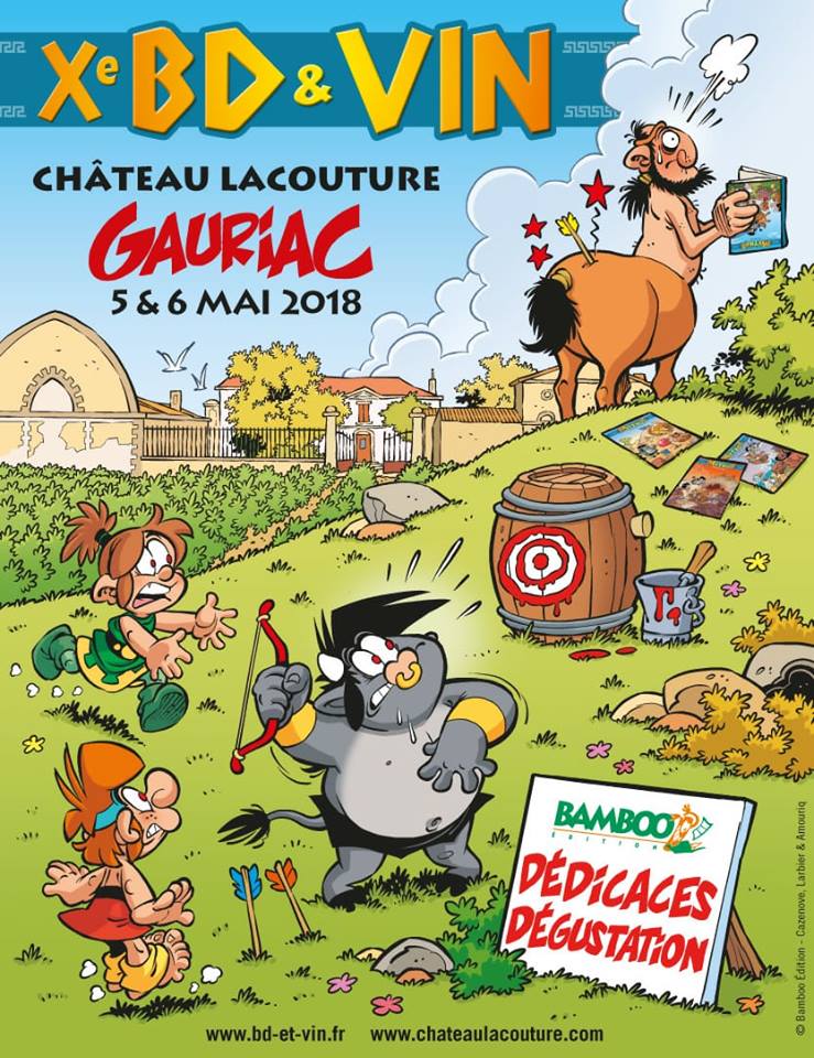 Jean Barbaud cartoons: BD&VIN à GAURIAC (33) ce week-end