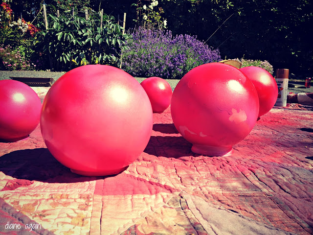 Diane Again: Home Depot Art: Big Red Balls