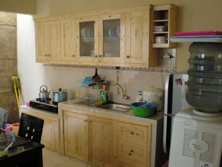 Desain Kitchen Set Kayu Jati Belanda Tampak Indah - Desain Model ...