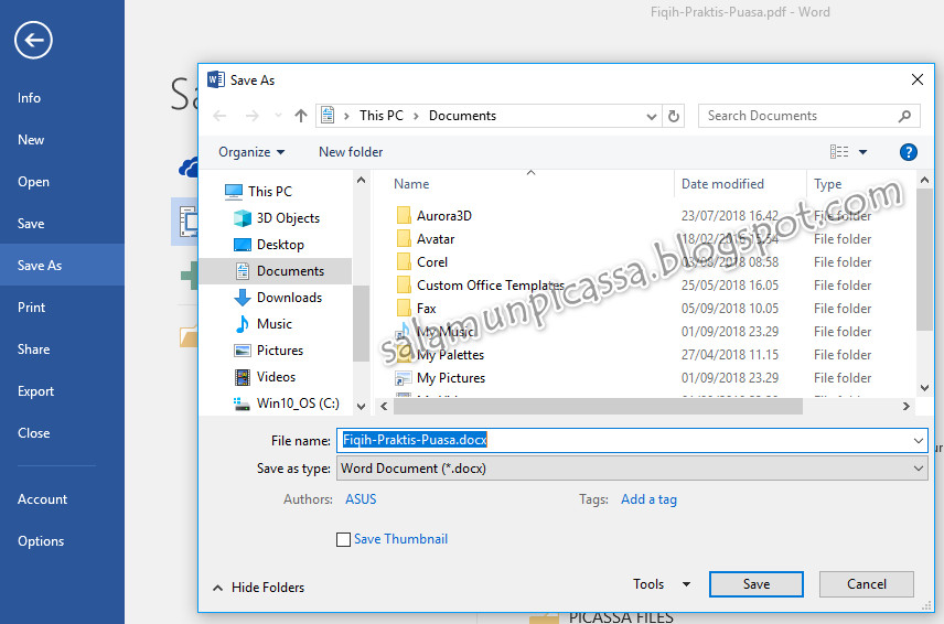 Cara Merubah File PDF ke Word dengan Word Sendiri Tanpa Bantuan ...