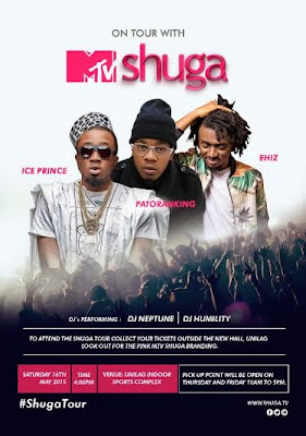 Ice Prince, Patoranking, DJ Neptune others to perform at 'On Tour With ...